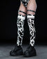 CYBERPUNK SPIKEZ WHITE PERFORMANCE THIGH HIGH SET