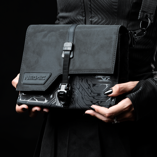 WATER RESISTANT HARD SHELL CYBERPUNK BAG PURSE